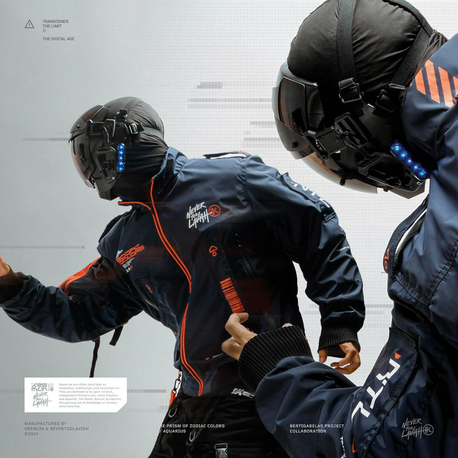 Loading image: Aquarius Cyber Techwear Jacket