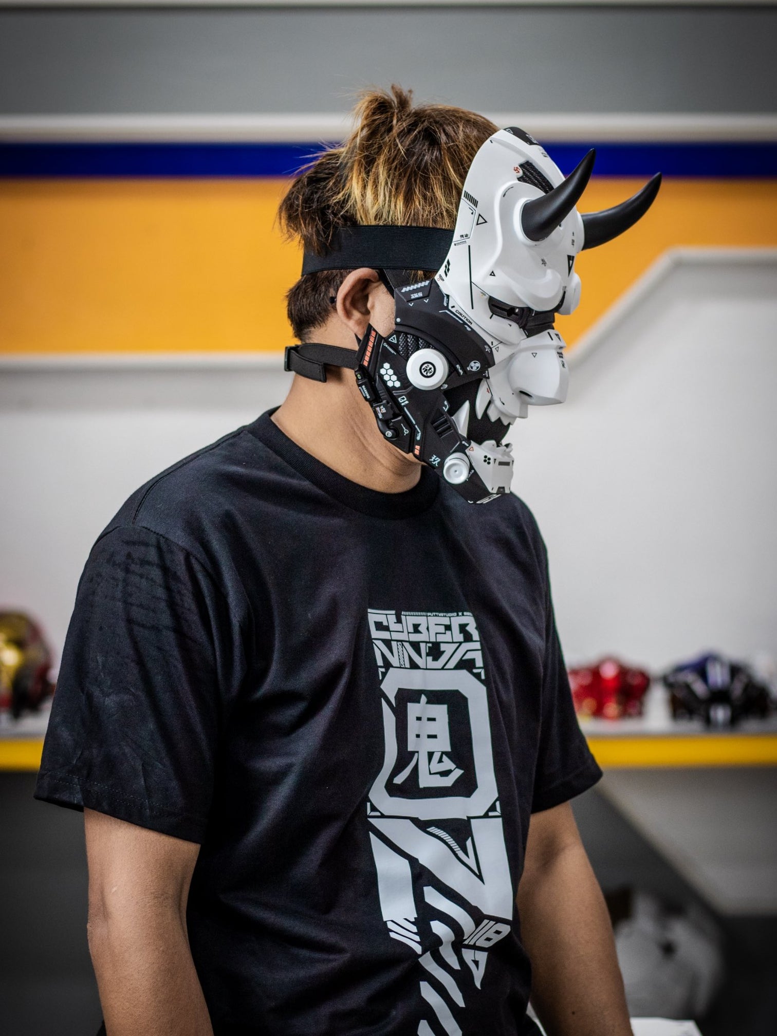 LIMITED EDITION Cyberpunk Oni Mask - Only 1 Left | Worldwide Shipping ...
