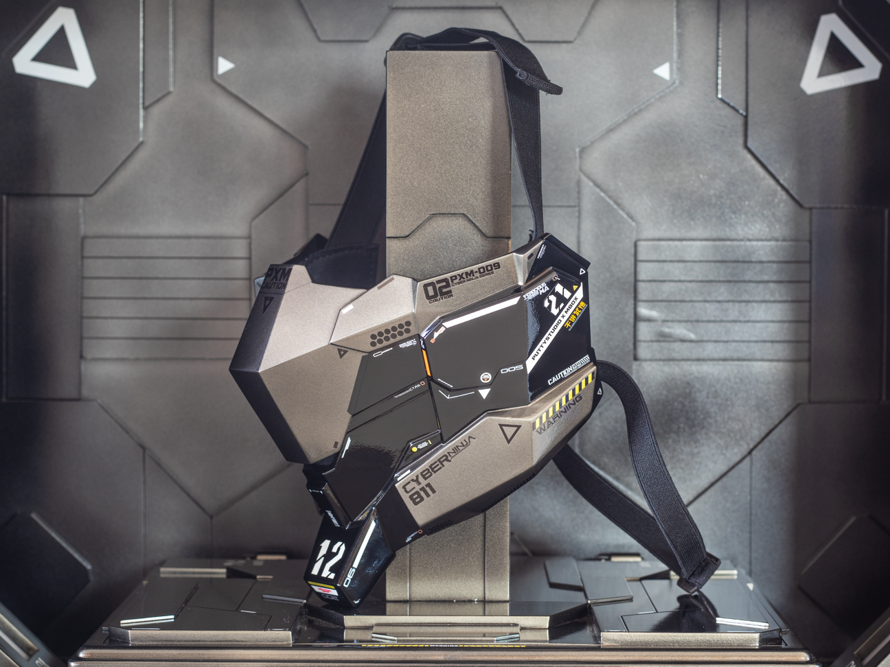 Loading image: Cyberpunk Techwear Mask Gray