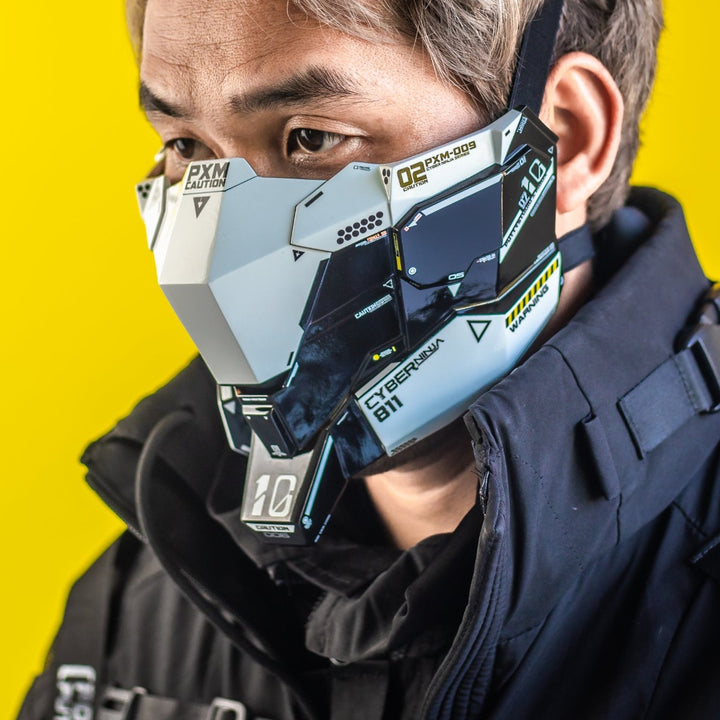 Bold and Futuristic: Cyberpunk Techwear Mask Ninja | CYBER TECHWEAR®