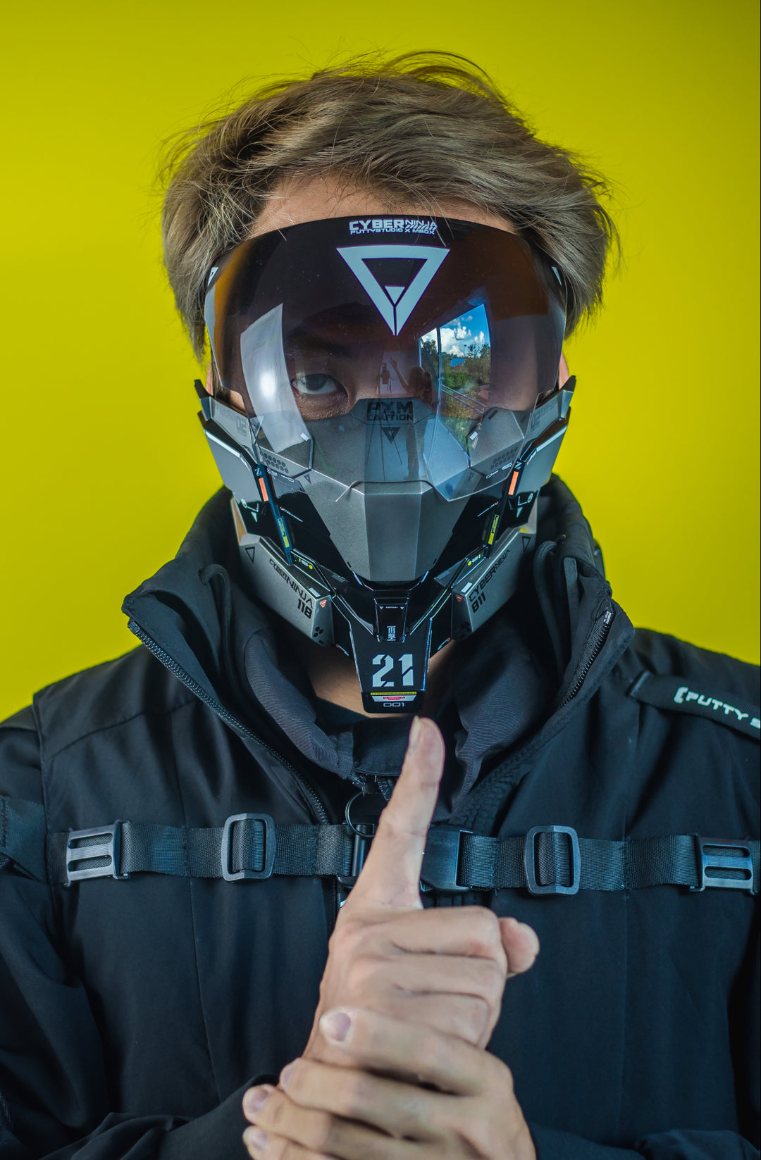 Home Cyberpunk Techwear Mask Gray