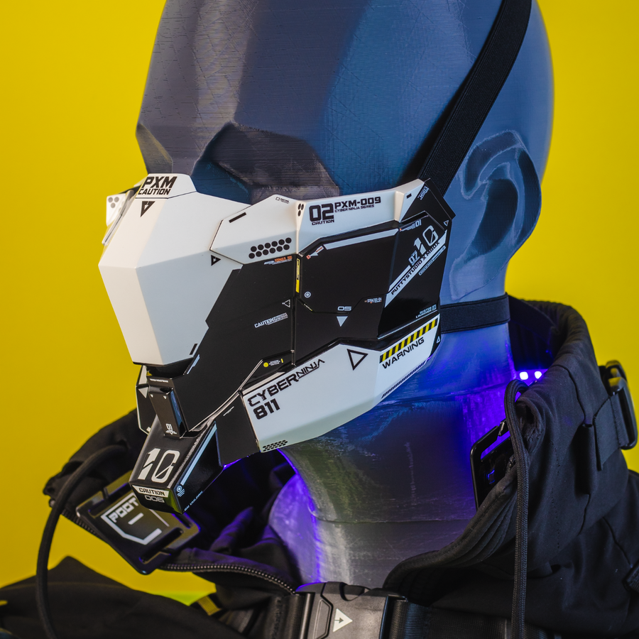 Bold and Futuristic: Cyberpunk Techwear Mask Ninja | CYBER TECHWEAR®