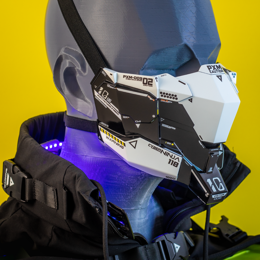 Bold and Futuristic: Cyberpunk Techwear Mask Ninja | CYBER TECHWEAR®