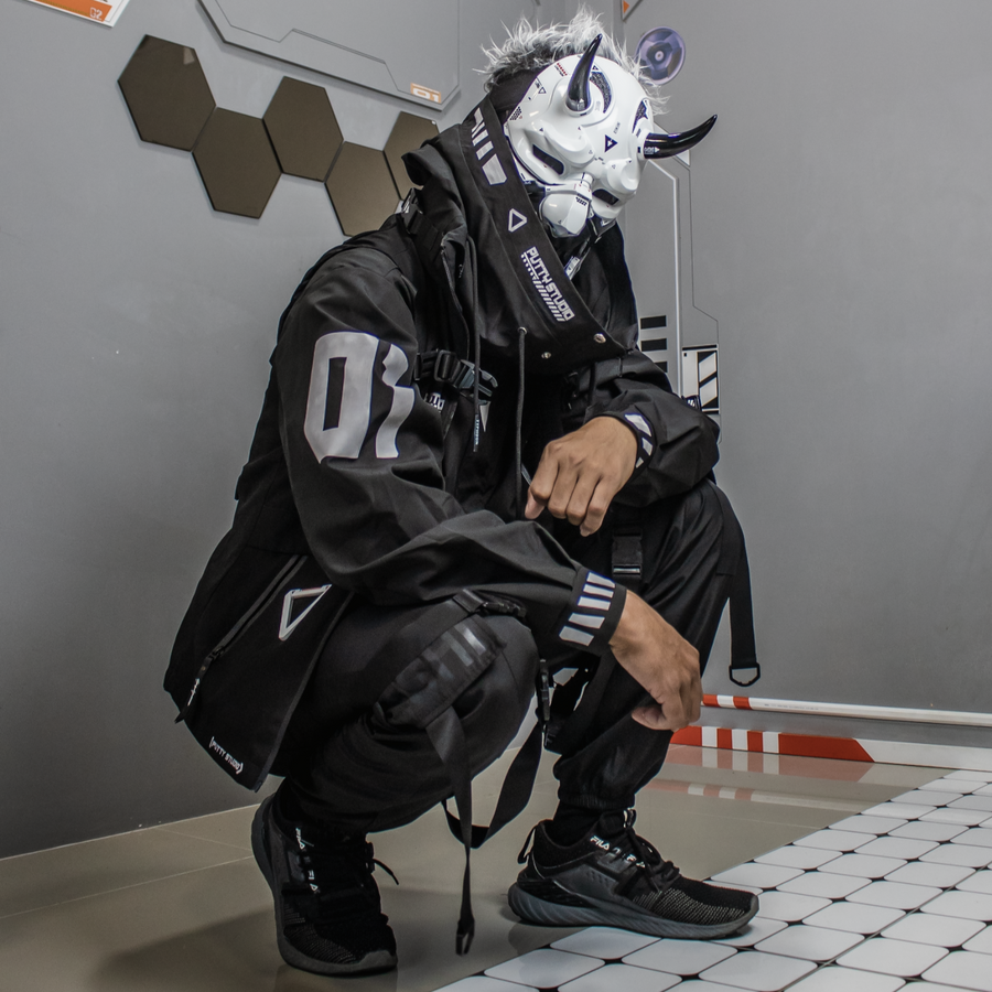 Cyberpunk oni mask
