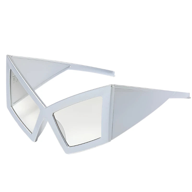 Oversized Cyberpunk Sunglasses Luxury – CYBER TECHWEAR