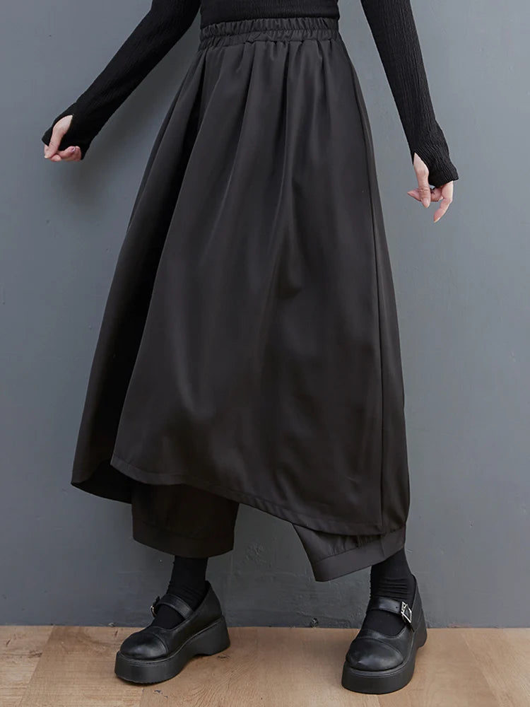 Vintage Black Skirt Pants – CYBER TECHWEAR