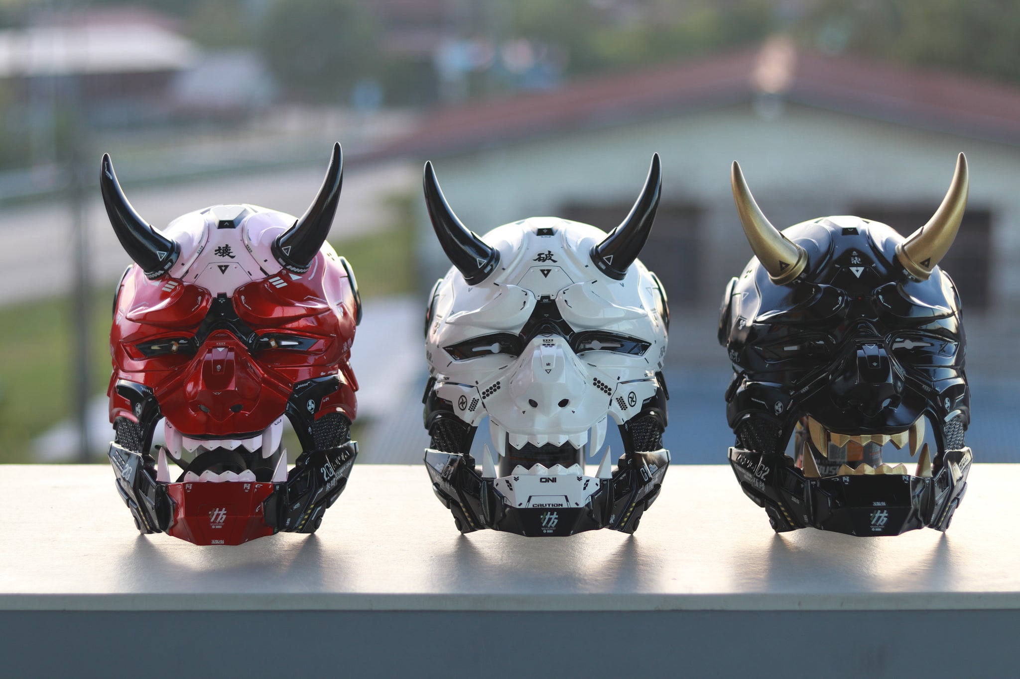 Loading image: Black Oni Mask