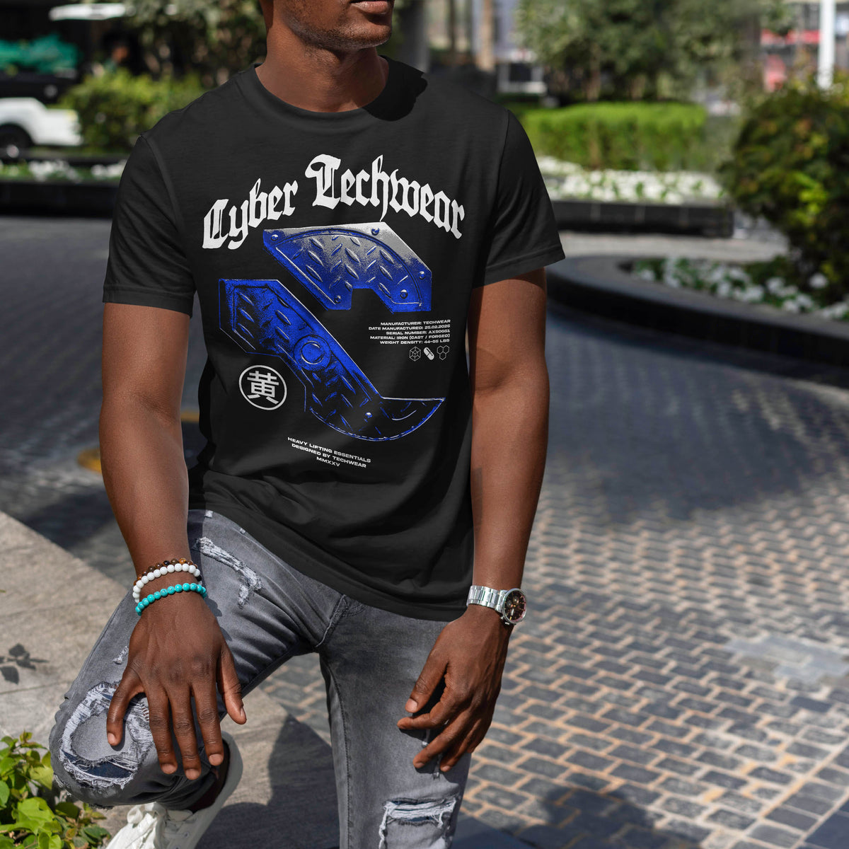 Black Oversized Gym Shirts – CYBER TECHWEAR