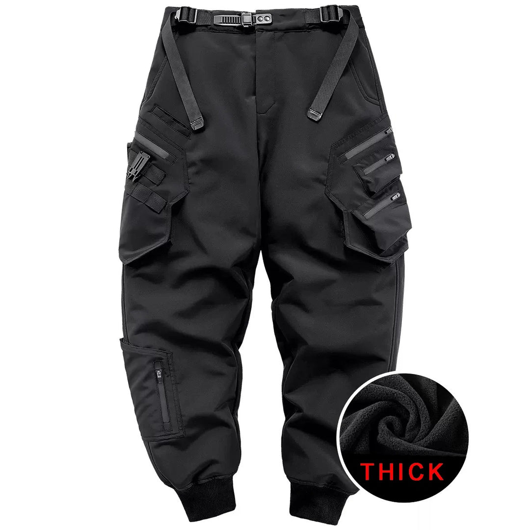 Loading image: Black Tech Wear Pants