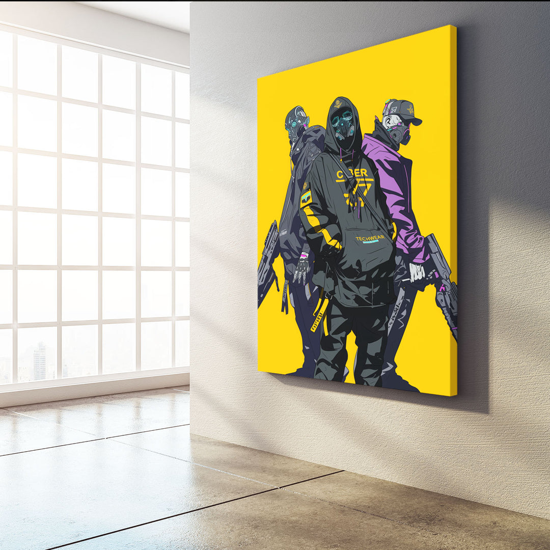 Loading image: Bold Colors Cyberpunk Art | CYBER TECHWEAR®