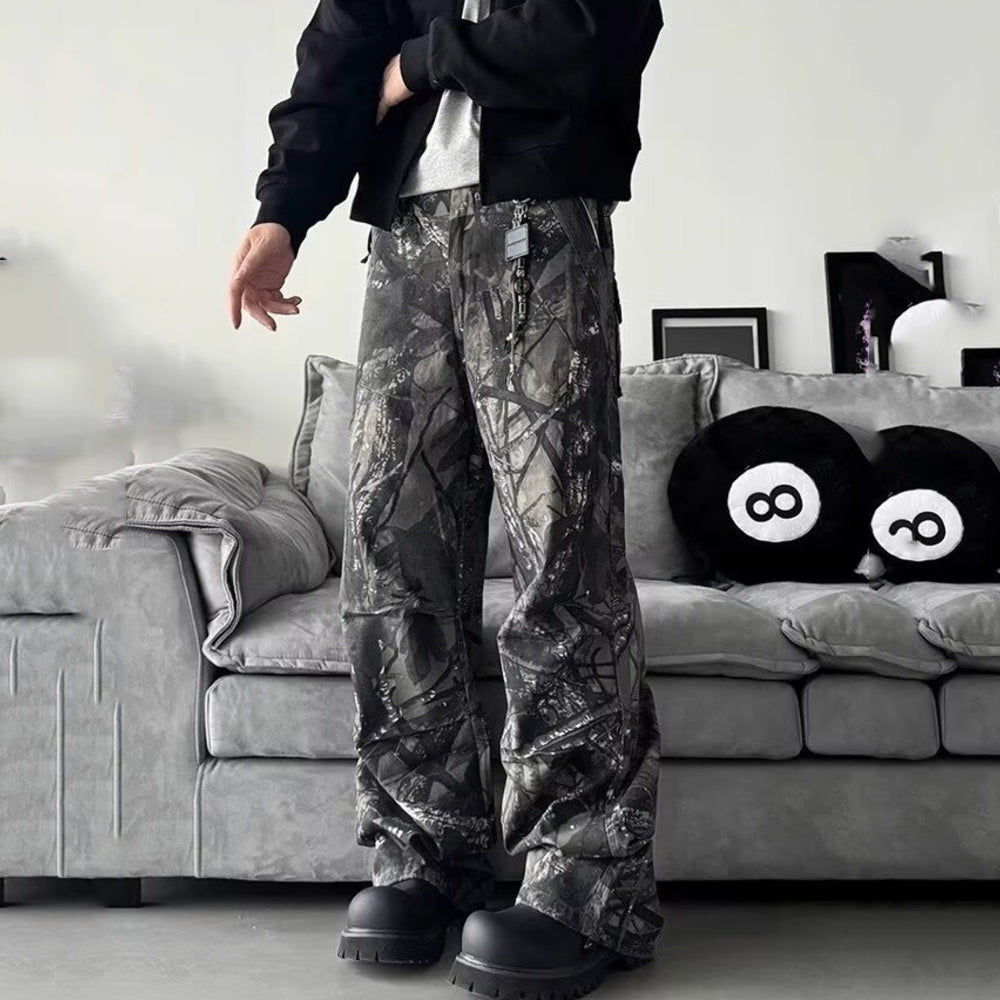 Camouflage Retro Cyberpunk Pants – CYBER TECHWEAR