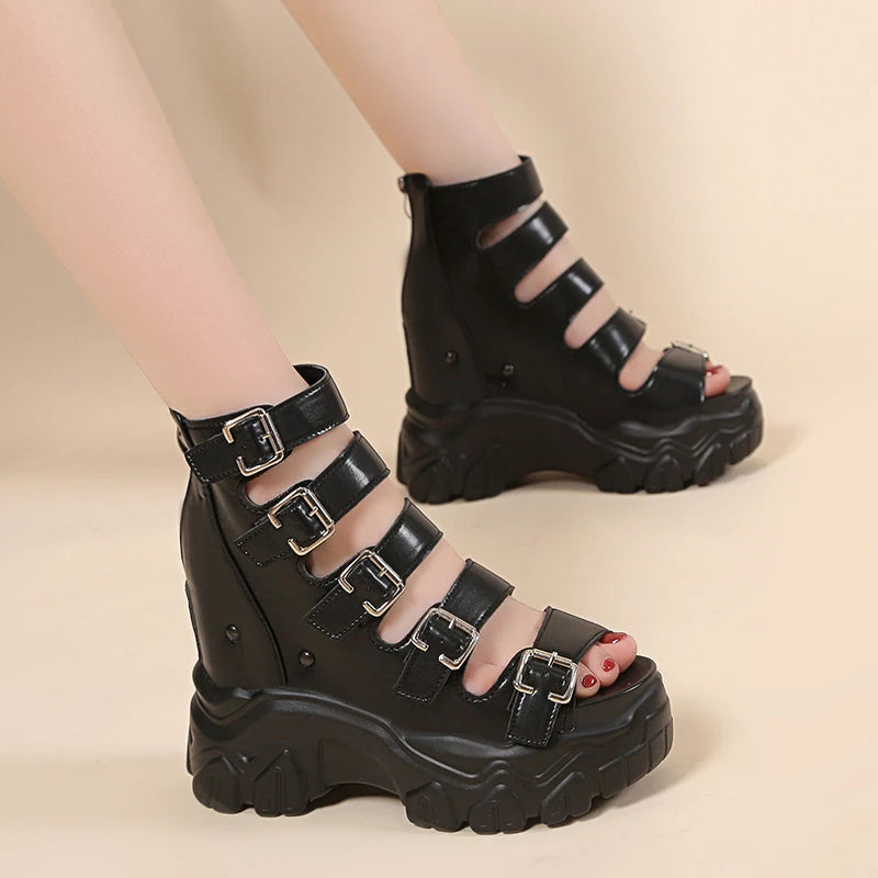 Chunky Gladiator Sandals | CYBER TECHWEAR®