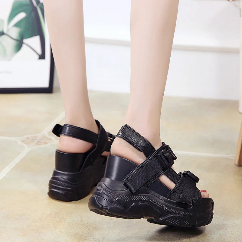 Chunky Platform Sandals Women | CYBER TECHWEAR®