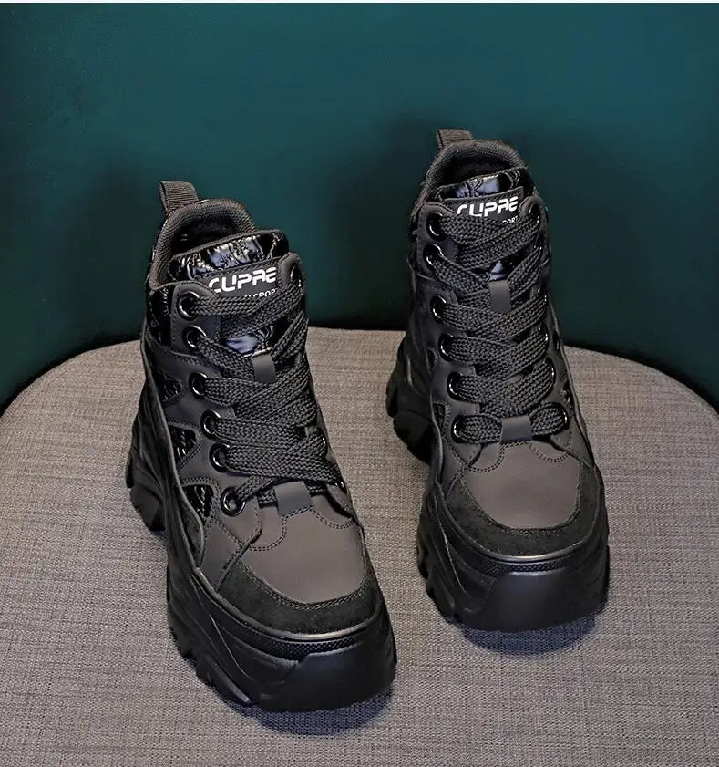 Comfort Wedge Platform Sneakers | CYBER TECHWEAR®