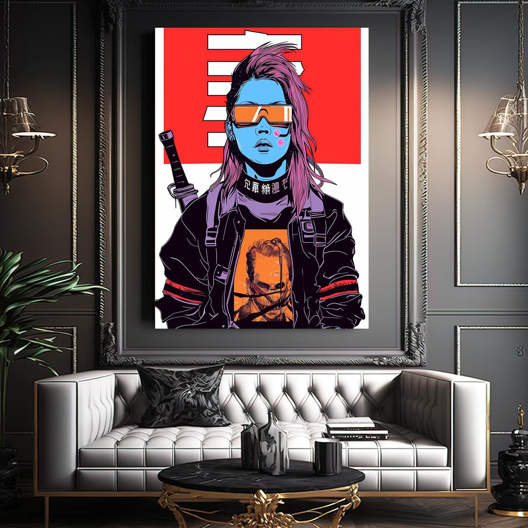 Loading image: Cool Cyberpunk Art Print | CYBER TECHWEAR®
