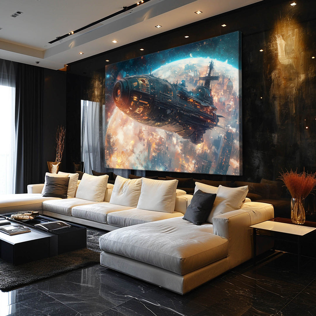 Cosmic Cyberpunk Art