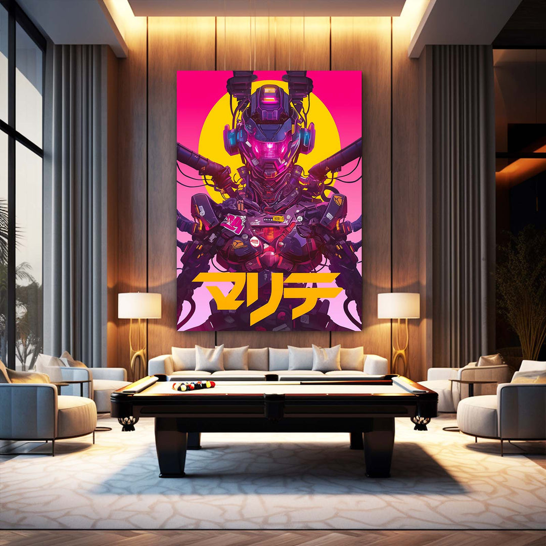 Loading image: Cyber Oni Cyberpunk Art | CYBER TECHWEAR®