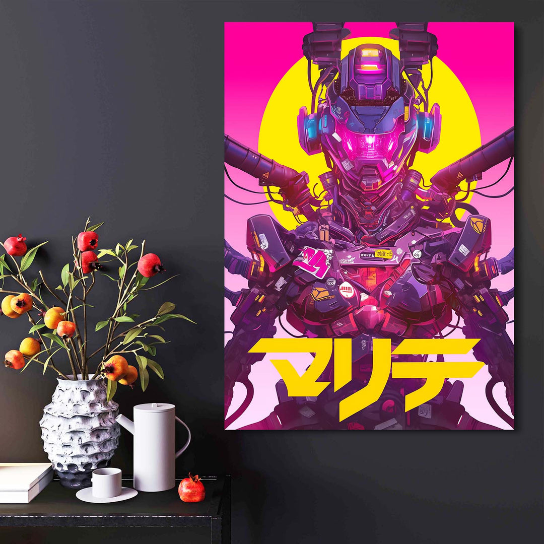 Loading image: Cyber Oni Cyberpunk Art | CYBER TECHWEAR®