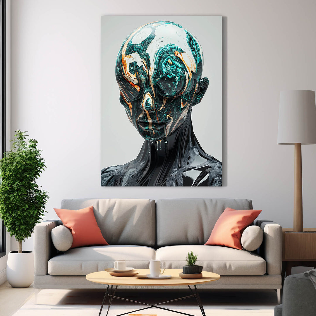 Loading image: Cyberpunk Art Liquid Mind | CYBER TECHWEAR®