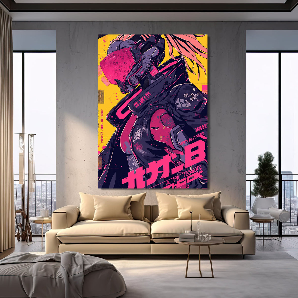 Arte Cyberpunk al atardecer | CIBER TECHWEAR® – CYBER TECHWEAR