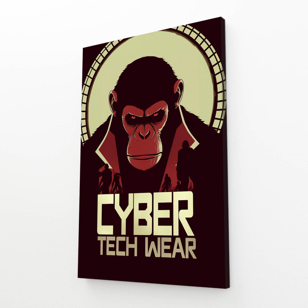 Loading image: Cyberpunk Art Primate Enforcer | CYBER TECHWEAR®