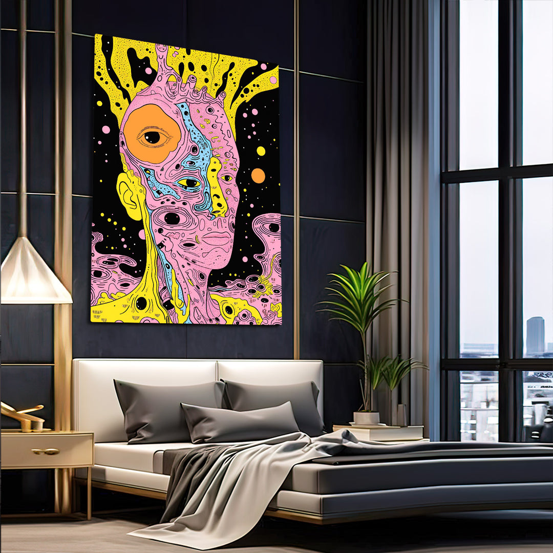 Loading image: Cyberpunk Art Psychedelic Vision | CYBER TECHWEAR®