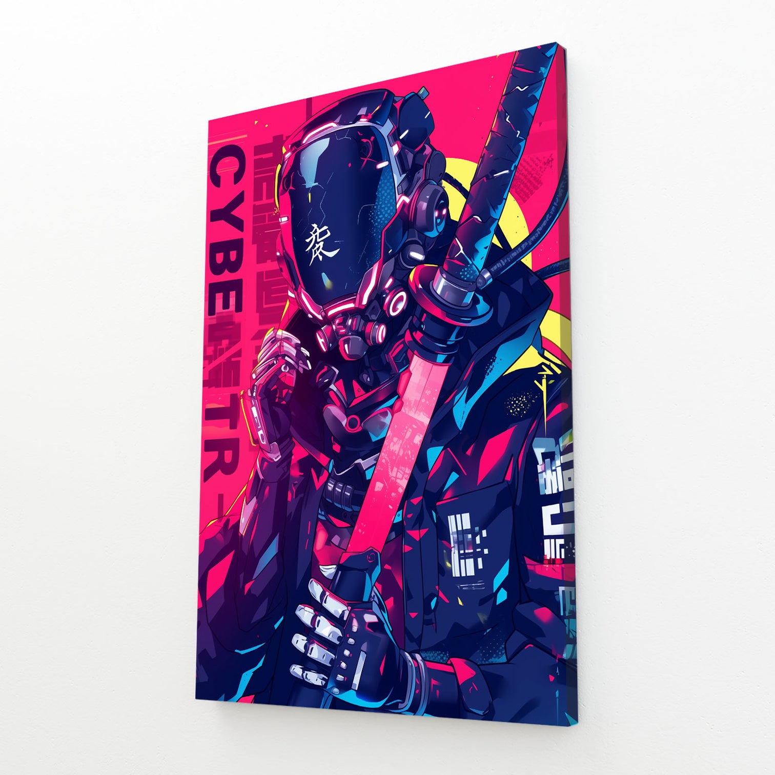 Home Cyberpunk Art Samurai Warrior