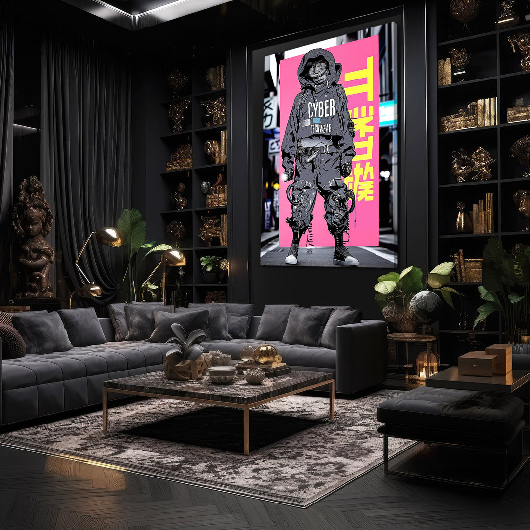 Cargando imagen: Cyberpunk Art Techwear Guardian | CYBER TECHWEAR®