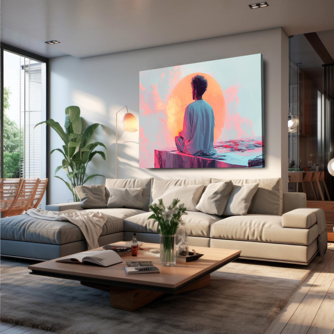 Home Cyberpunk Art Tranquil Dawn