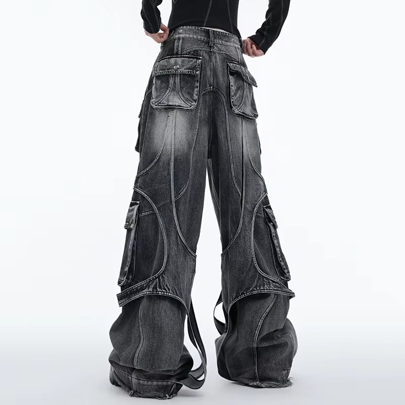 Cyberpunk Y2k Jeans Baggy – CYBER TECHWEAR