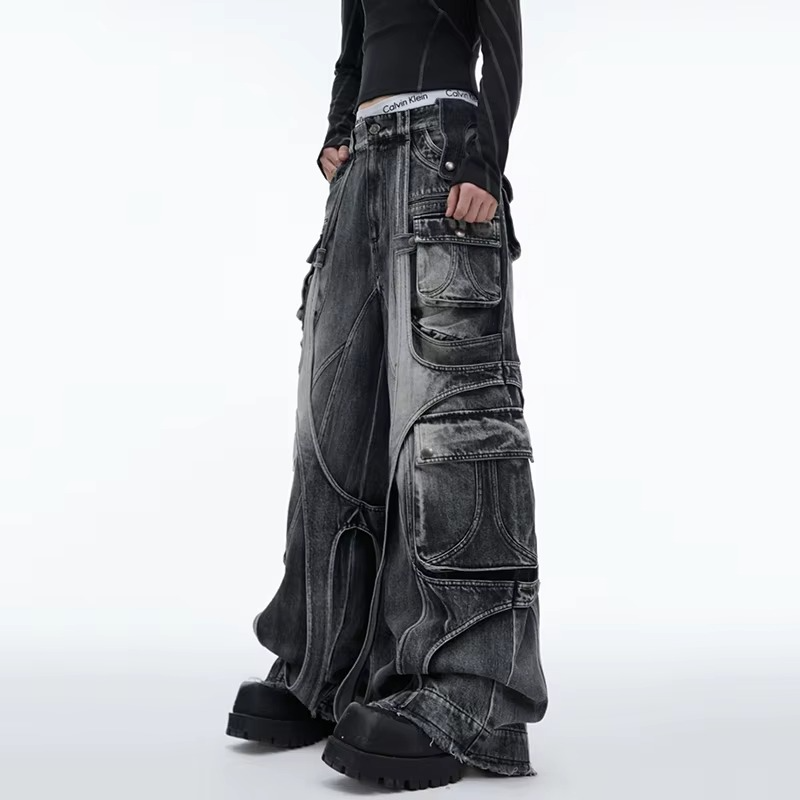 Cyberpunk Y2k Jeans Baggy – CYBER TECHWEAR