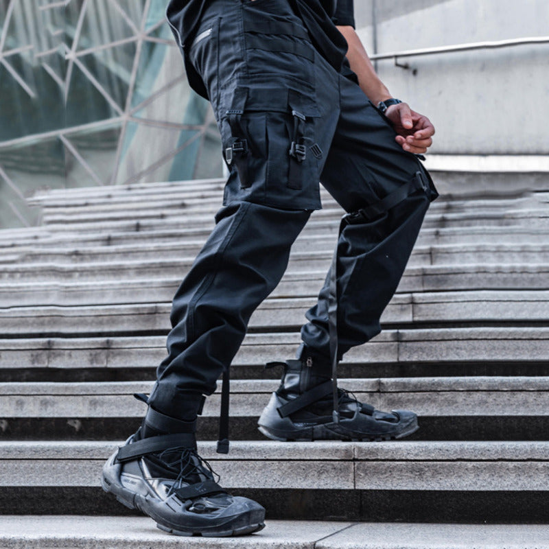 Dark Multi Pockets Cyberpunk Pants – CYBER TECHWEAR