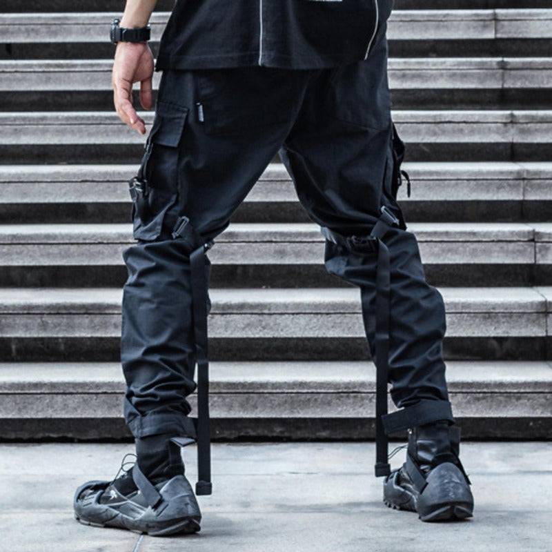 Dark Multi Pockets Cyberpunk Pants – CYBER TECHWEAR