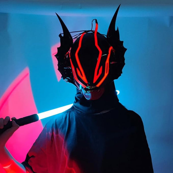 Demon Cyberpunk Helmet