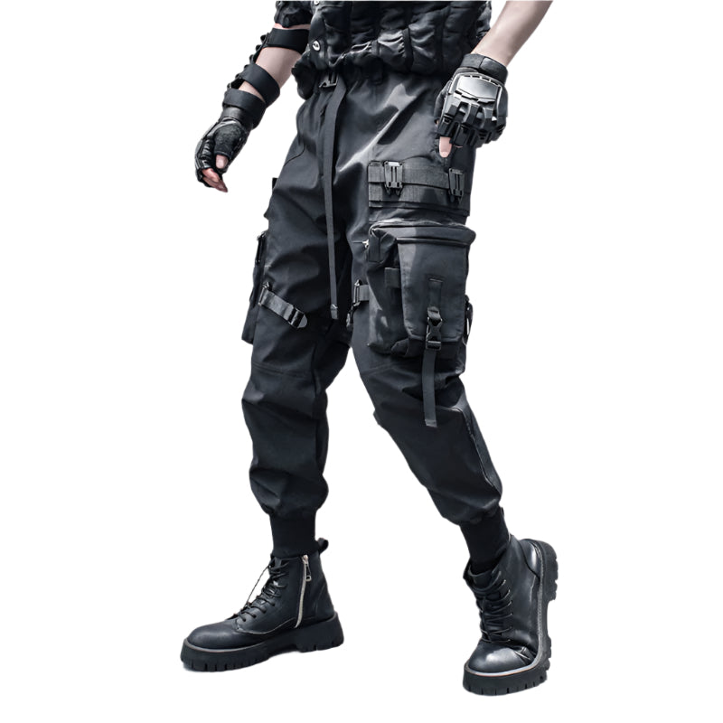 Design Multi Pocket Cyberpunk Pants