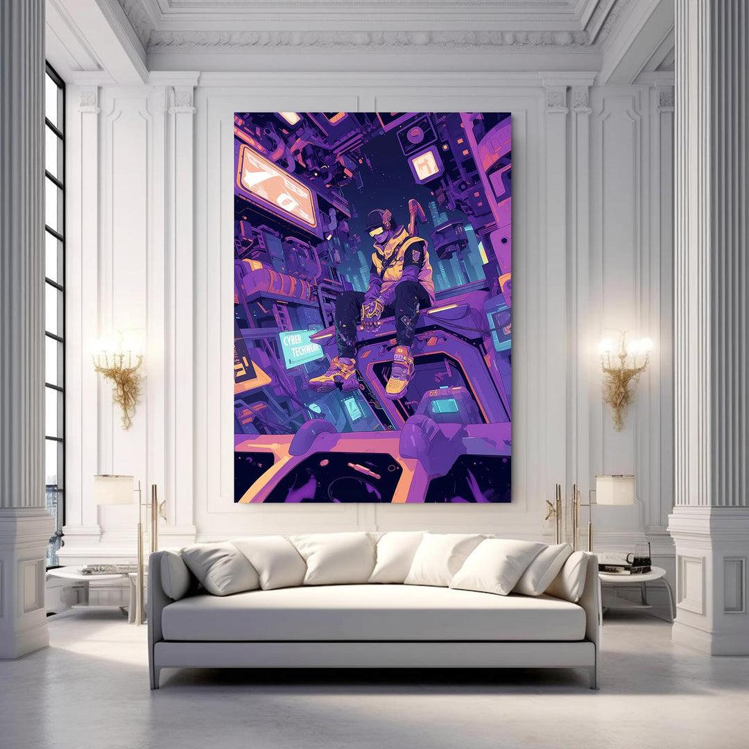 Home Digital Revolution Cyberpunk Art