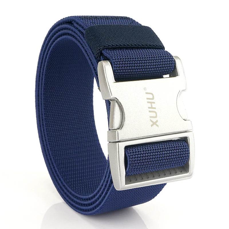 Elastic Tactical Belt Aluminum | CYBER TECHWEAR®