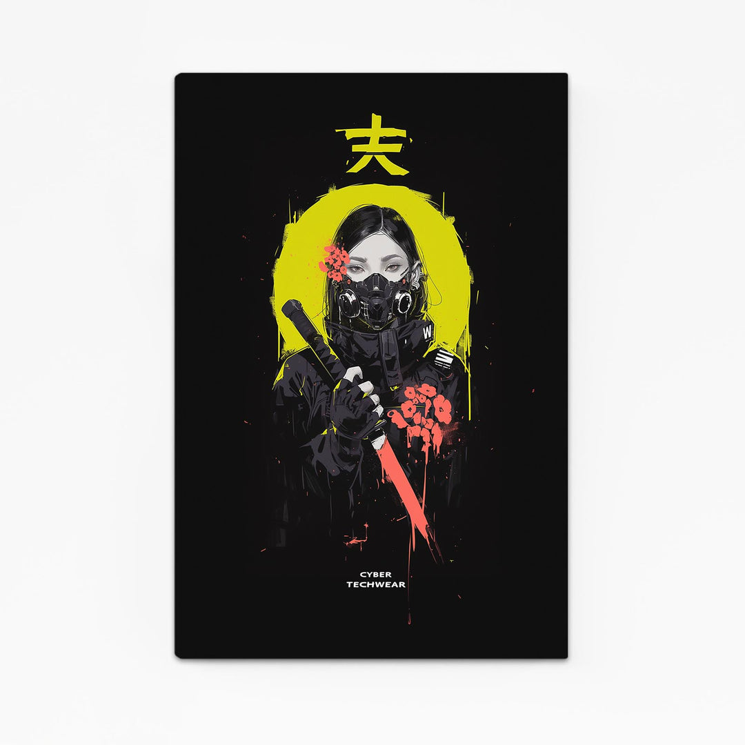 Home Floral Strike Cyberpunk Art