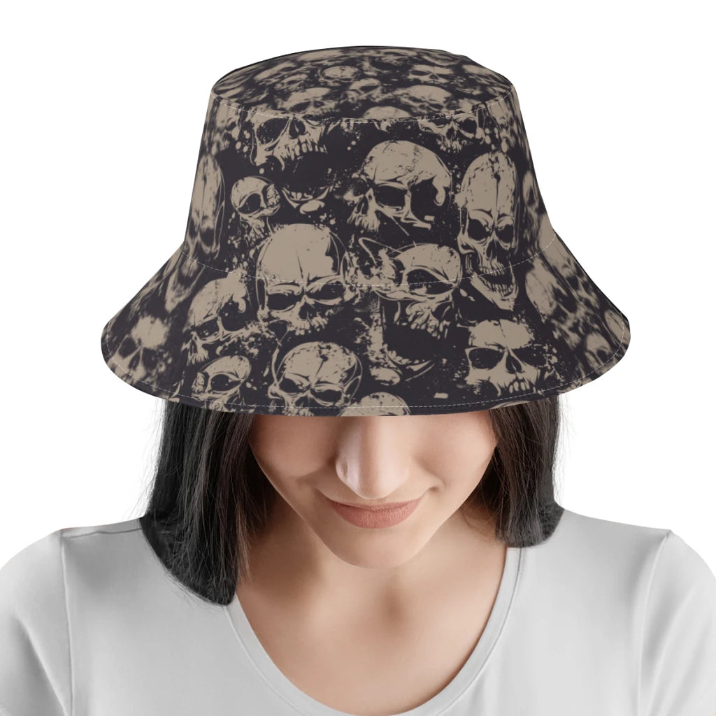 Harajuku Bucket Hat Skulls | CYBER TECHWEAR®
