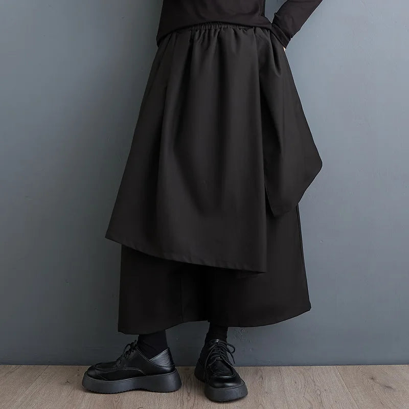 high Waist Skirt Pants | CYBER TECHWEAR®