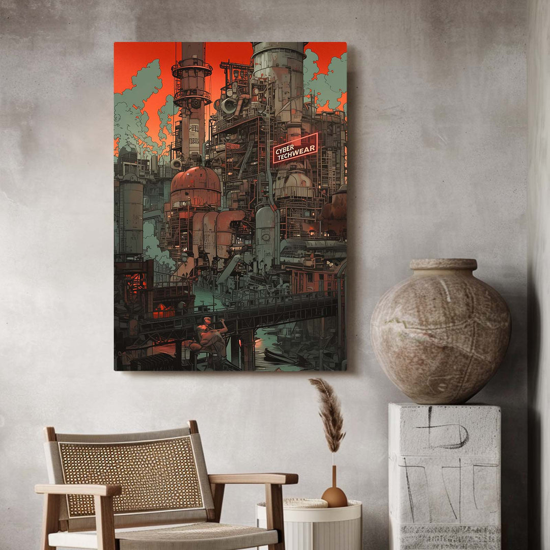 Loading image: Industrial Core Cyberpunk Art | CYBER TECHWEAR®