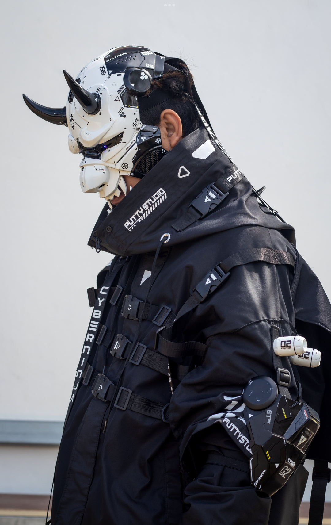 Japanese Oni mask - Handcrafted | CYBER TECHWEAR®