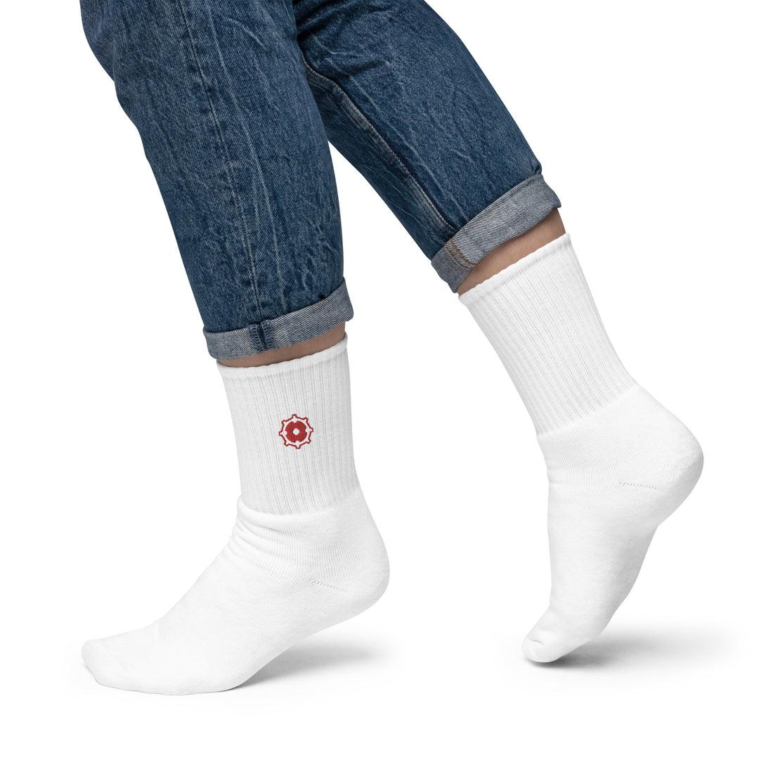 Loading image: Long White Socks