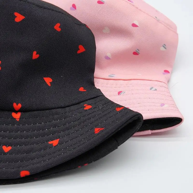 Love Heart Bucket Hat | CYBER TECHWEAR®