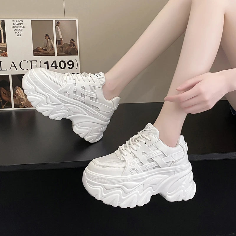 Most Popular White Platform Sneakers | CYBER TECHWEAR®