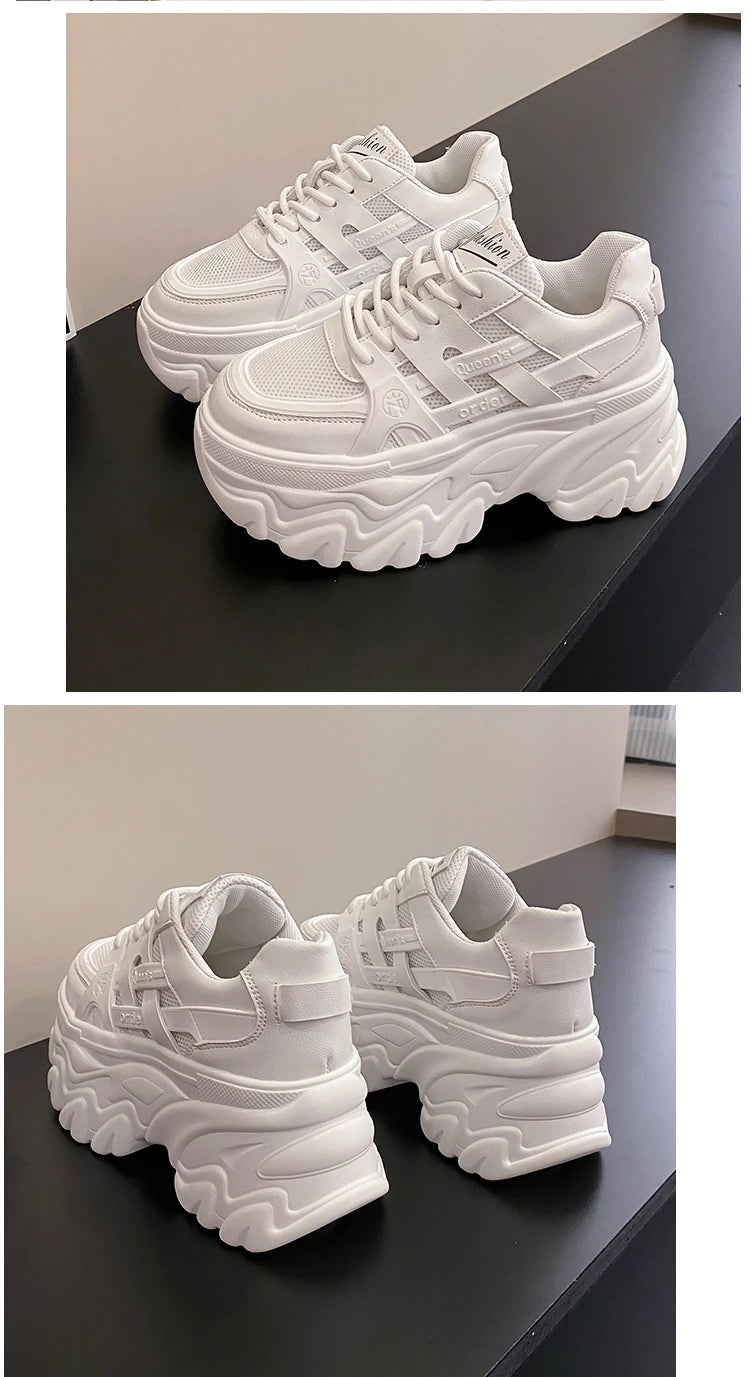 Most Popular White Platform Sneakers | CYBER TECHWEAR®