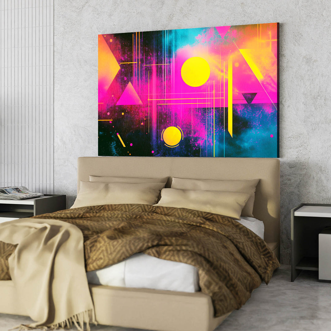Loading image: Neon Abstract Cyberpunk Art | CYBER TECHWEAR®