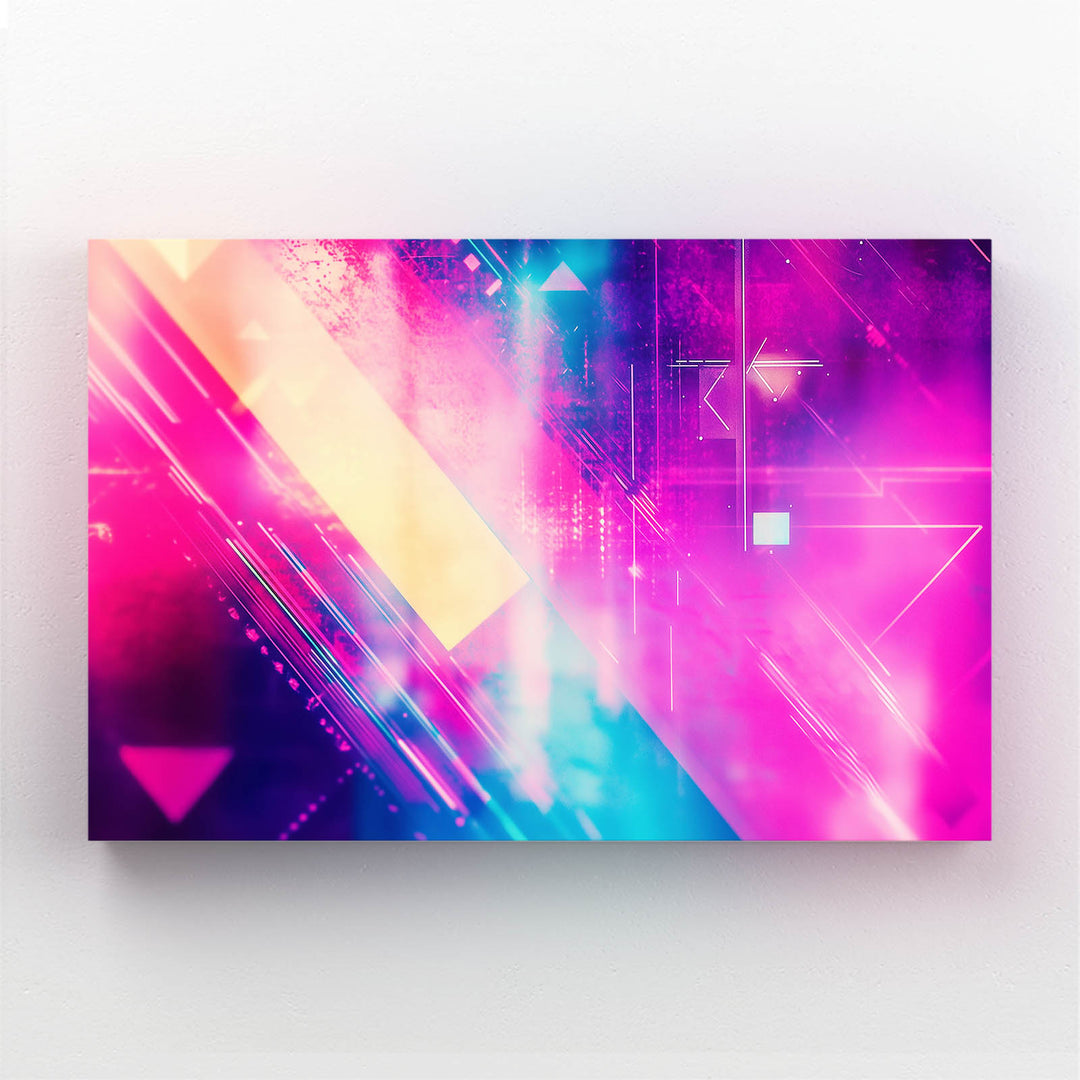 Home Neon Prism Cyberpunk Art