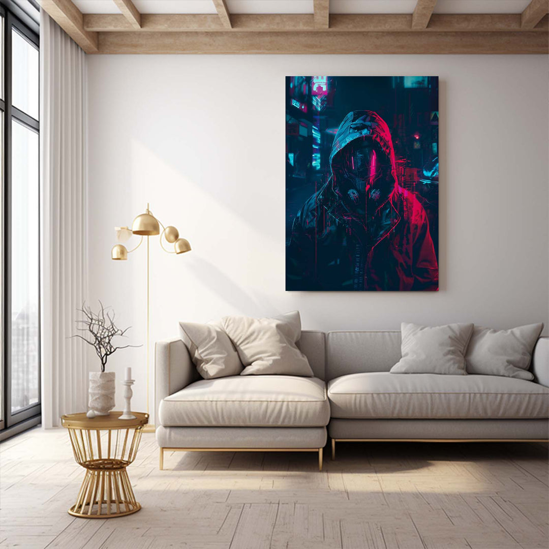 Loading image: Neon Shadow Cyberpunk Art | CYBER TECHWEAR®
