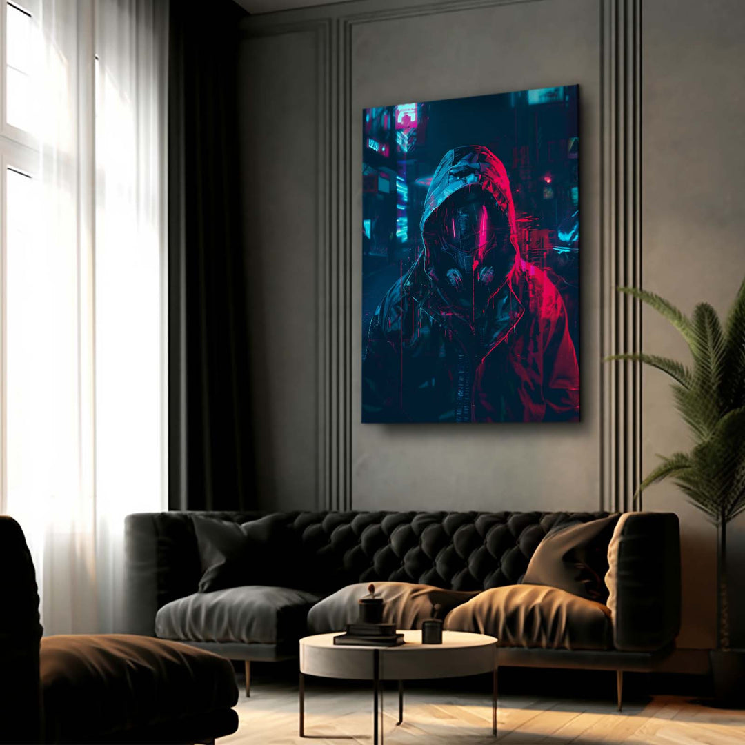 Loading image: Neon Shadow Cyberpunk Art | CYBER TECHWEAR®